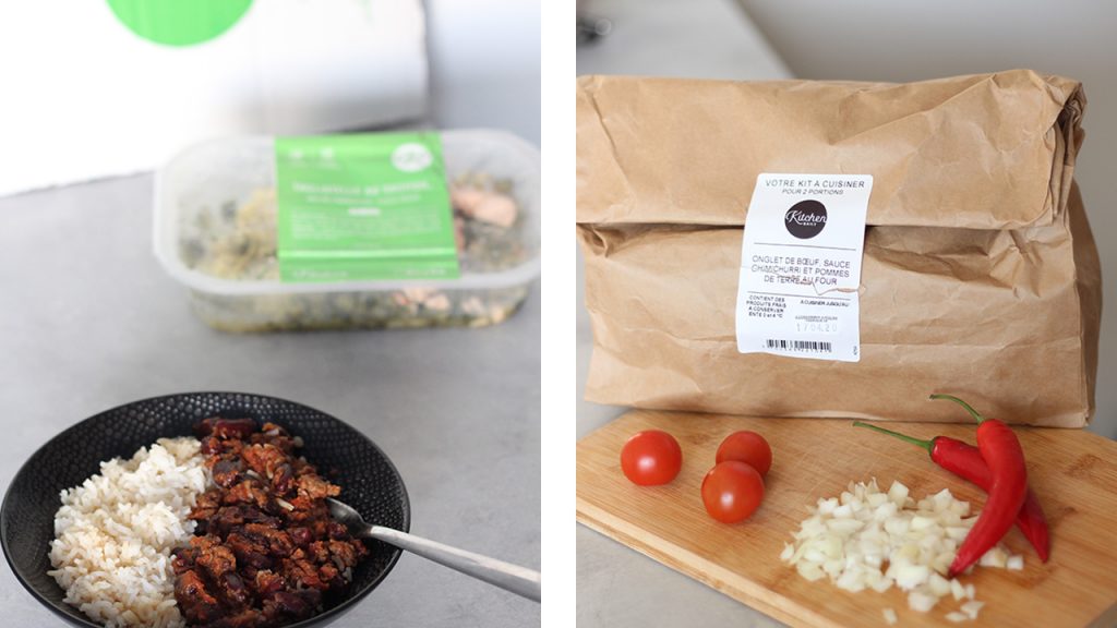 Une semaine de repas à la maison avec les kits recettes Kitchendaily